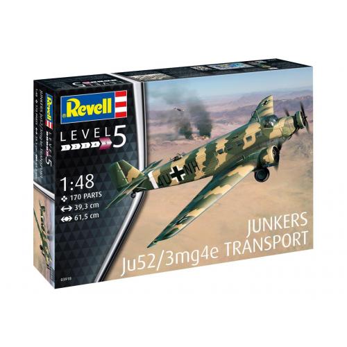Revell 1/48 Junkers Ju52 Transport - PlasticModels