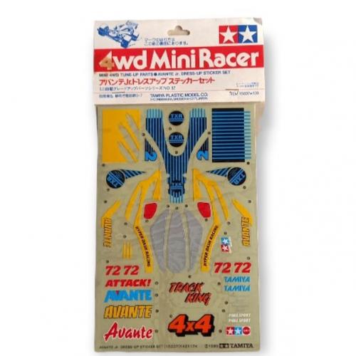 Tamiya Mini 4WD Sticker Avante - PlasticModels