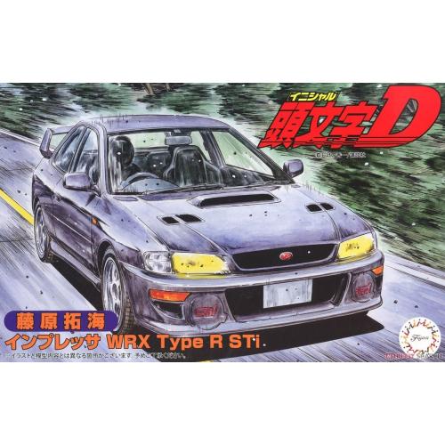 Fujimi 1/24 Subaru Impreza WRX Type R STi Fujiwara Takumi Initial D ...