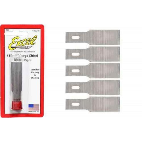 Excel #2 Chisel Point Blades 5 Pack - PlasticModels