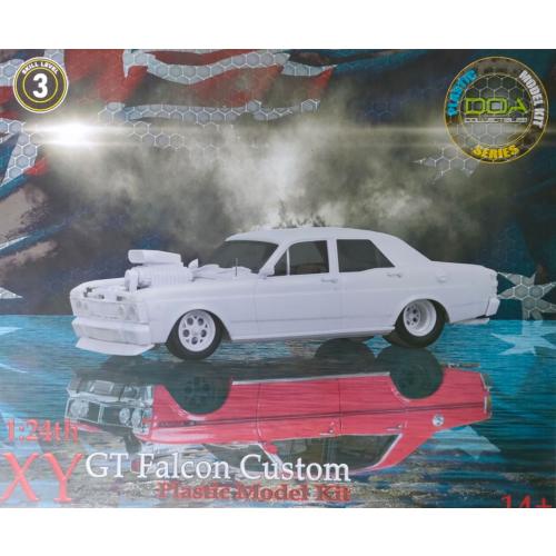 DDA 1/24 Ford XY Falcon Custom Blown Slammed Kit - PlasticModels