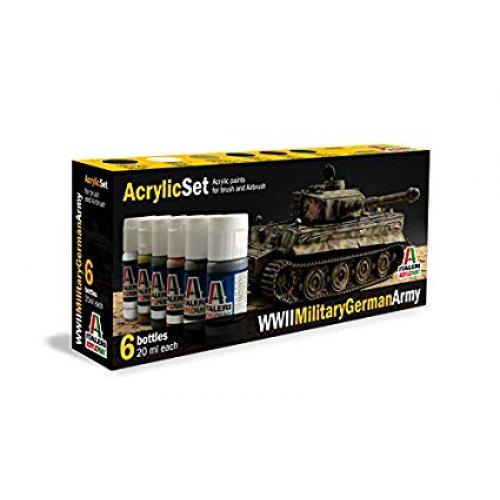 Italeri WWII German Military Paint Set - PlasticModels