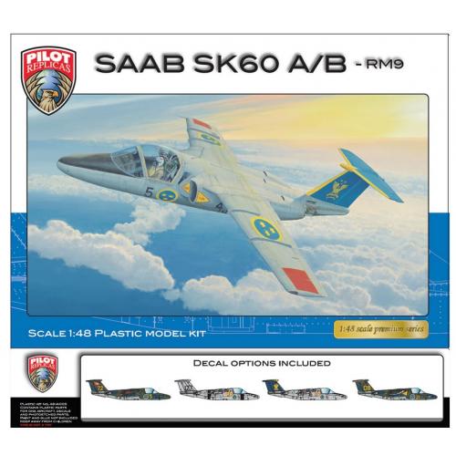 Pilot Replicas 1/48 SAAB SK60 A/B RM9 - PlasticModels