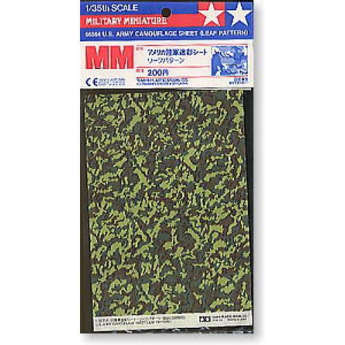 Tamiya 1/35 U.S Army Camouflage Leaf Pattern - PlasticModels