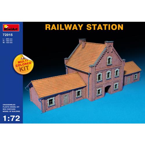 Miniart 1/72 Railway Station - PlasticModels