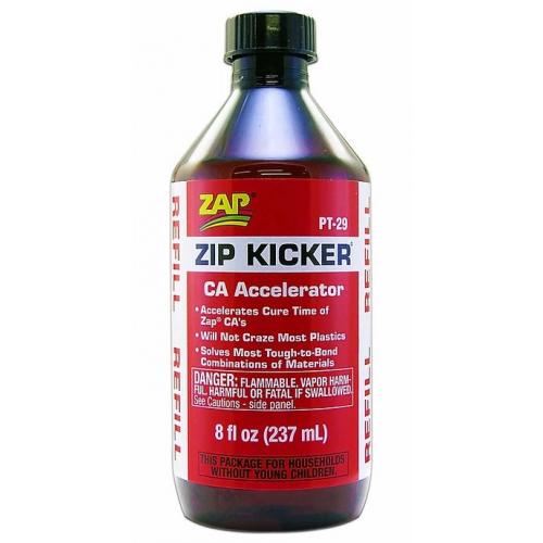 Zap Zip Kicker CA Accelerator Bottle (237ml) - PlasticModels