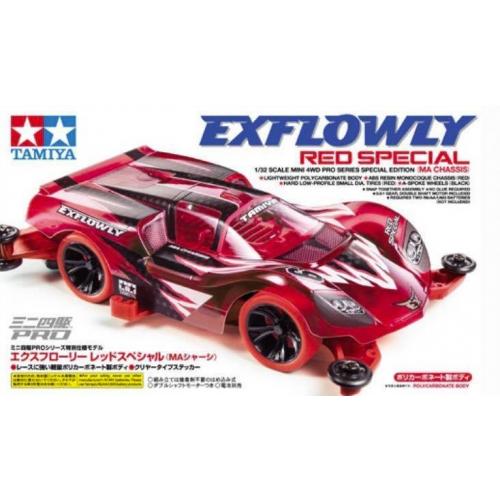 Tamiya Mini 4WD Exflowly Red - Limited Edition - PlasticModels