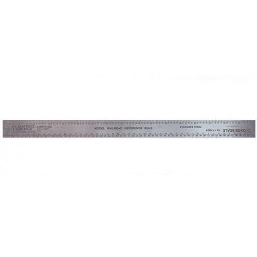 Excel 12" Scale Ruler Stainless Steel - 1/64 - PlasticModels
