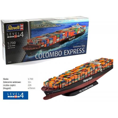 Revell 1/700 Colombo Container Ship - PlasticModels